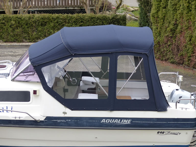 Bildergalerie - Kategorie: Aqualine 640 Family - Bild: Verdeck Aqualine 640 Family Bootsverdeck ...